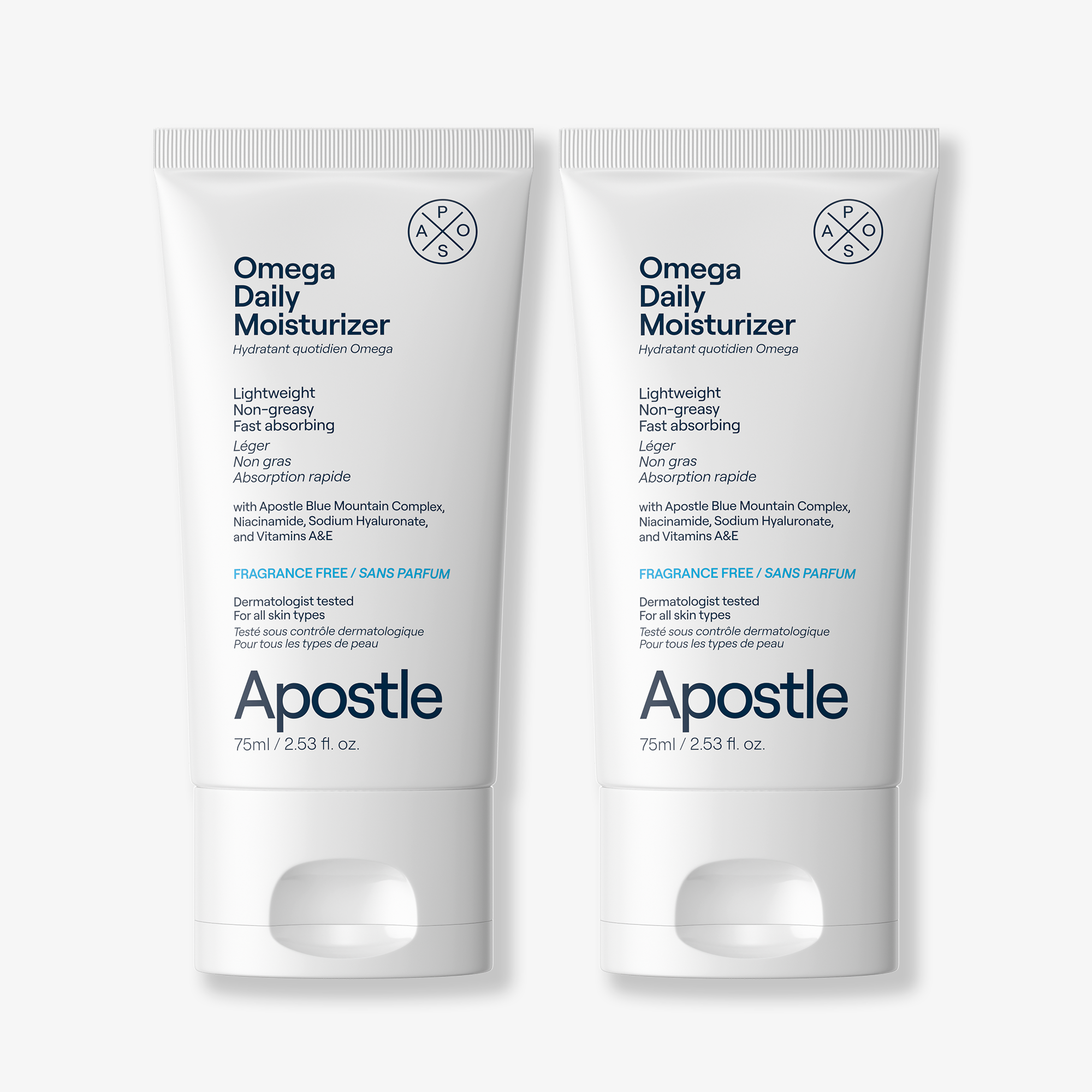 Omega Daily Moisturizer 2-Pack – Apostle